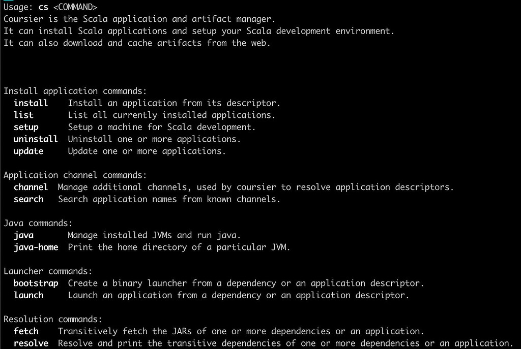 Complete Command Of Coursier Is Not There After Installation Question Scala Users 