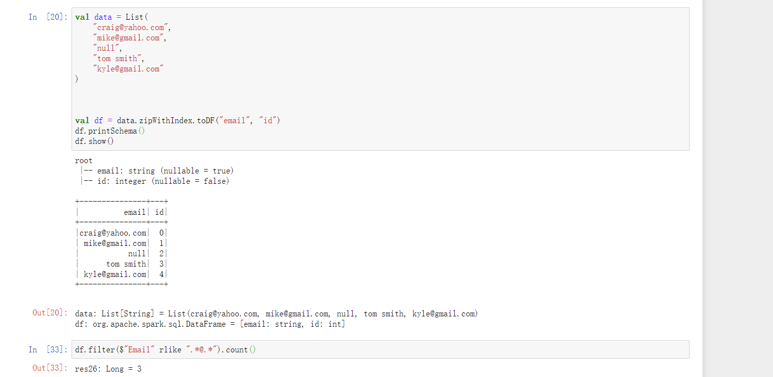 How To Count Number Of Regular Expression Matches In A Column ion Scala Users